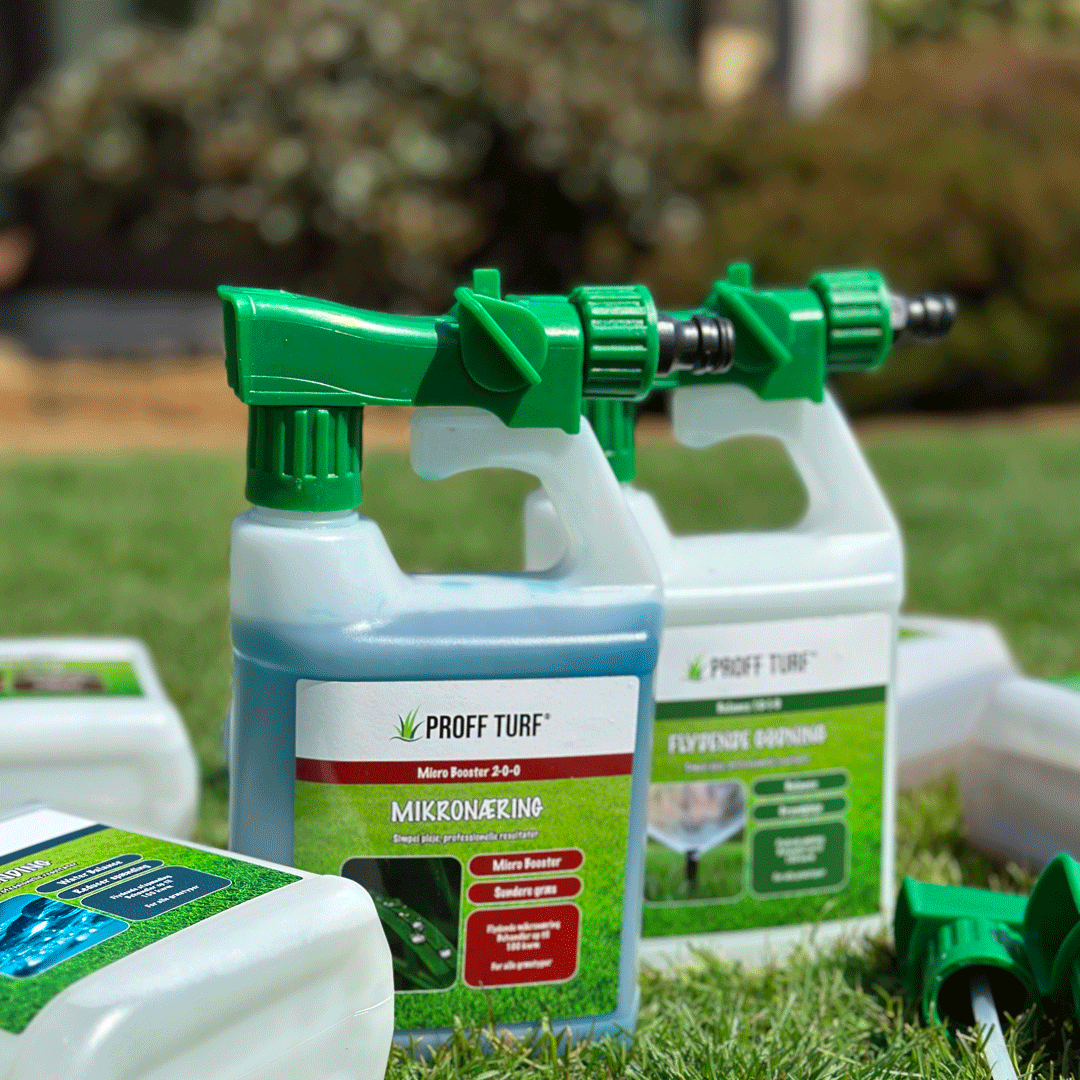 FÅ GRØNT GRÆS MED PROFF TURF